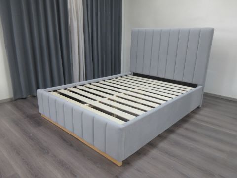 Olivia Bedframe in Concrete – Bevmarks